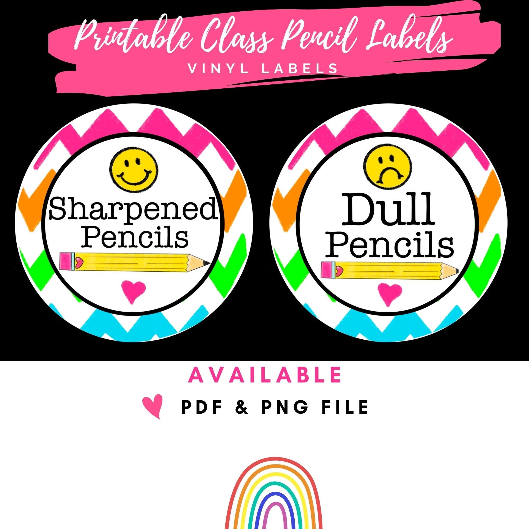Sharp Dull Pencil Label