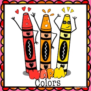 Printable Art Class Color Family Labels, Classroom Decor, Classroom ...
