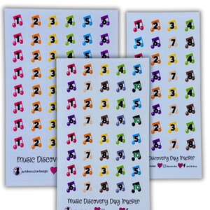 Music Teacher Rotation Schedule Planner Stickers, Music Teacher Tracker ...