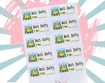 40 Cute Break Duty/teacher/college/school Planner Stickers - Etsy