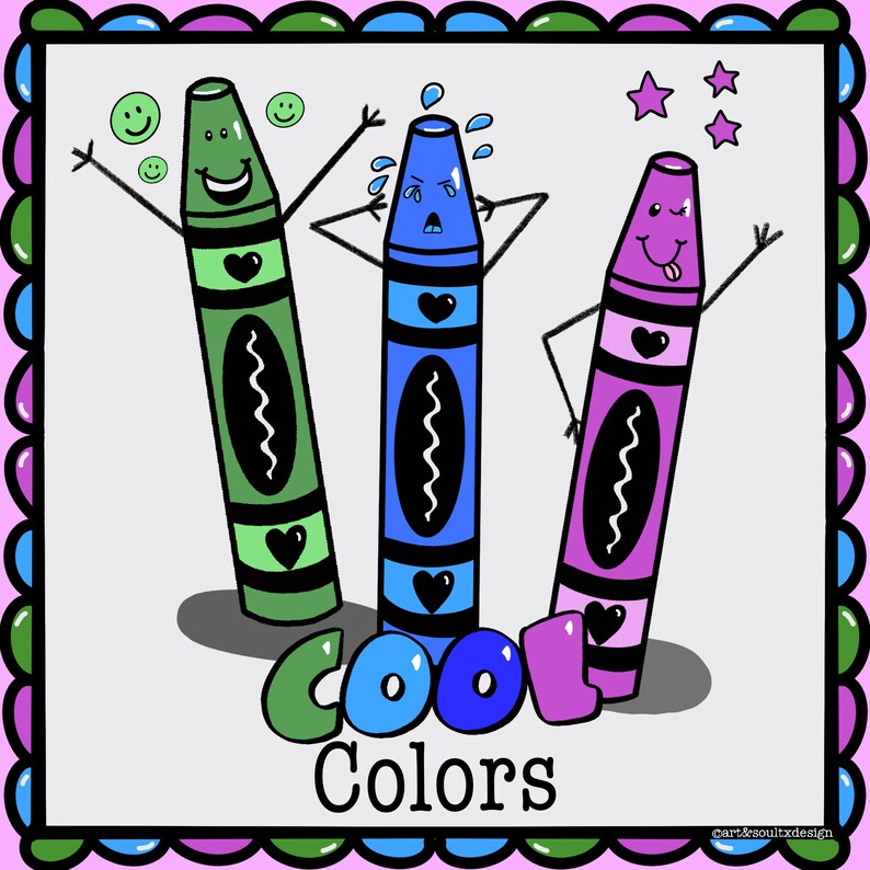 Printable Art Class Color Family Labels, Classroom Decor, Classroom ...
