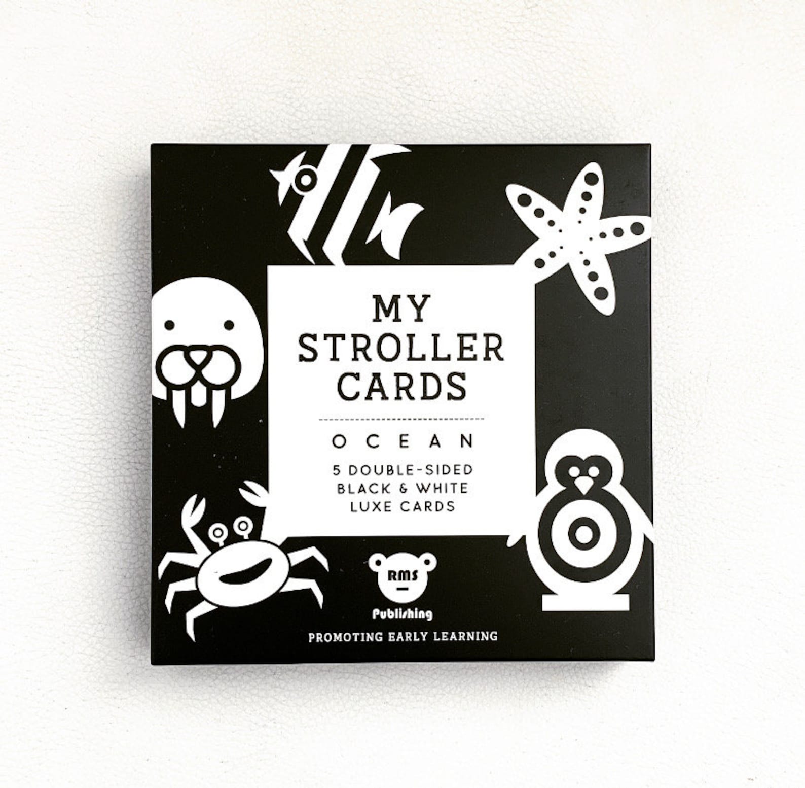 Ocean Stroller Cards Baby Flash Cards Black and White High - Etsy Australia