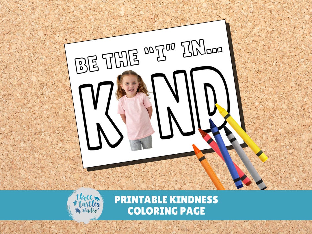 Be the I in KIND Printable, Kindness Activity for Classroom or ...