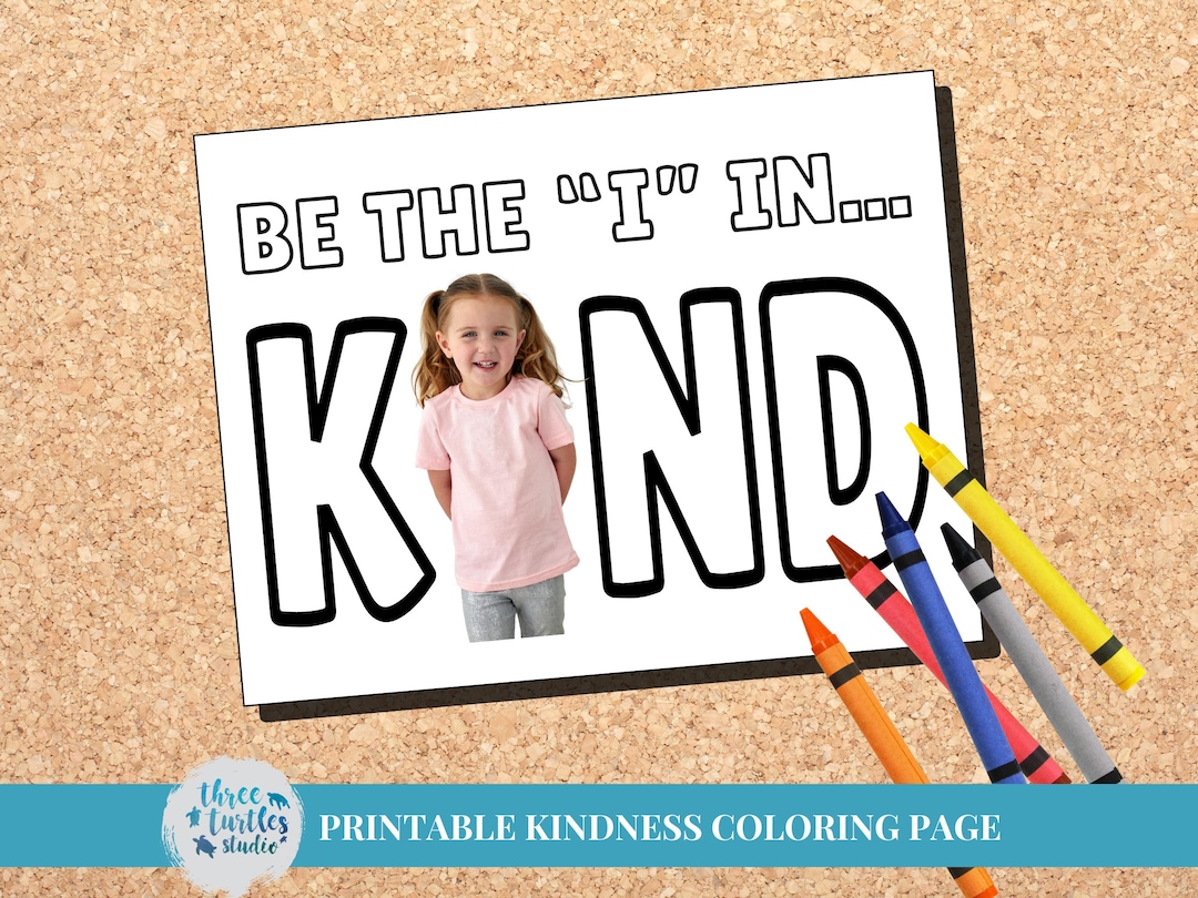 Be the I in KIND Printable, Kindness Activity for Classroom or ...
