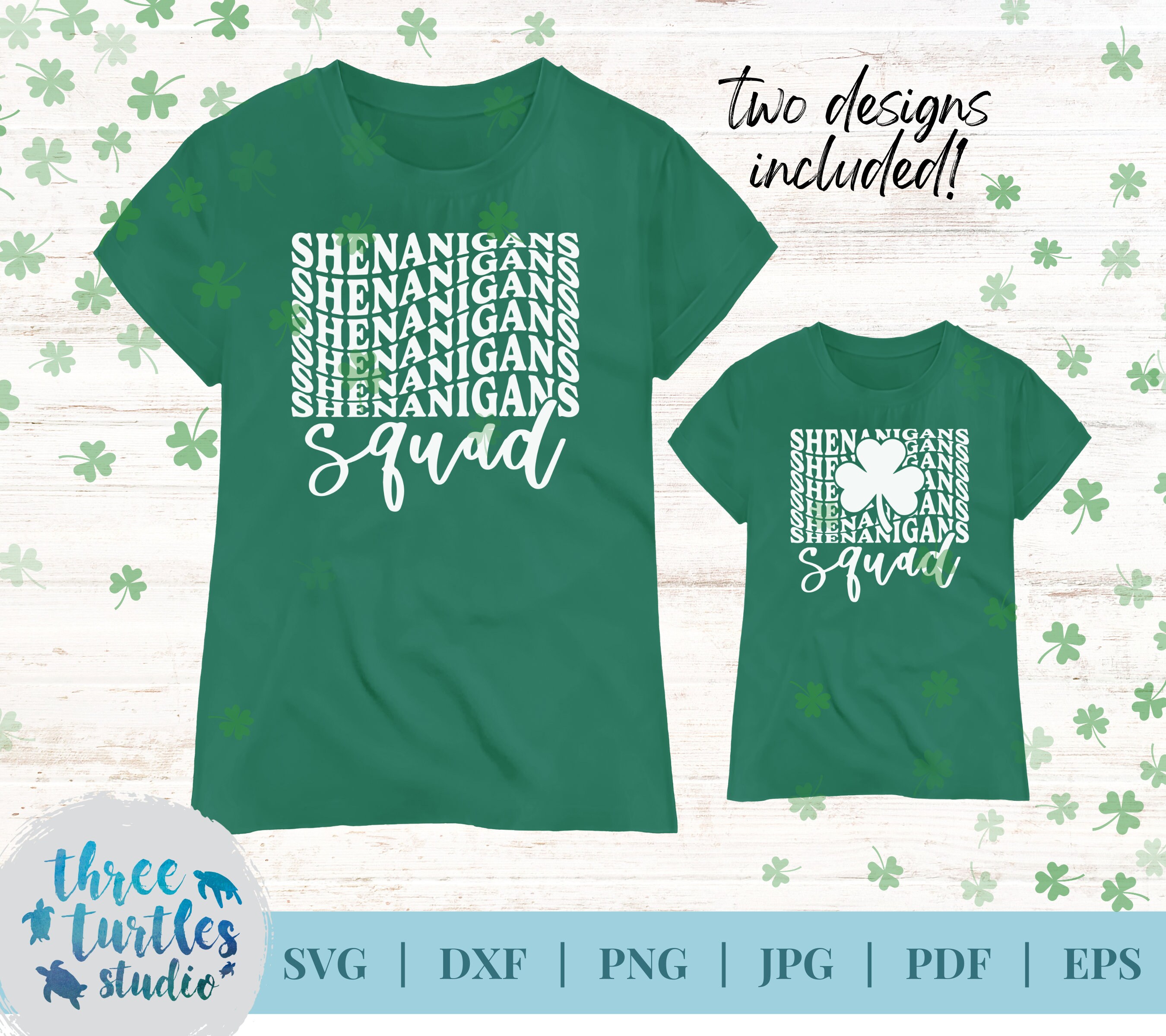 Shenanigans Squad SVG Cut File, St Patrick's Day Svg, Shamrock Svg, for ...