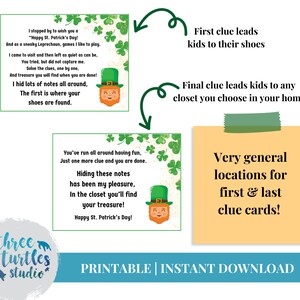 St. Patrick's Day Leprechaun Treasure Hunt Printable, Leprechaun ...