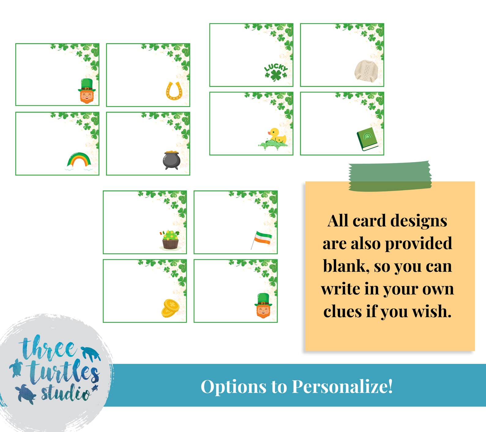 Kids St. Patrick's Day Leprechaun Treasure Hunt, Printable Leprechaun ...