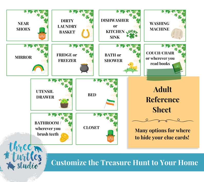 St. Patrick's Day Leprechaun Treasure Hunt Printable, Leprechaun ...