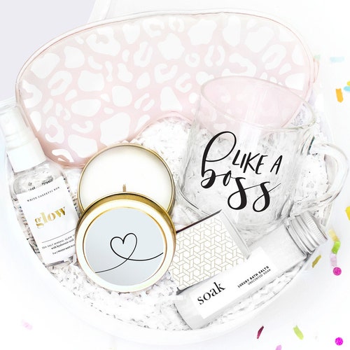 New Job Gift Promotion Gift Box Bosses Day Like A Boss - Etsy