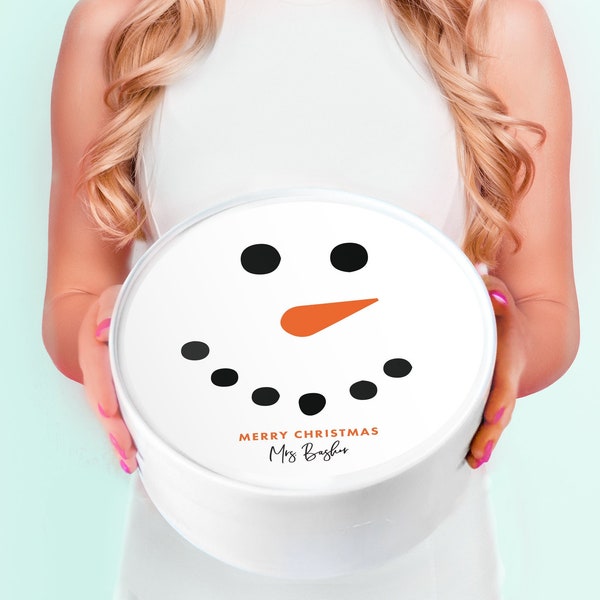 Snowman Gift Box - Etsy