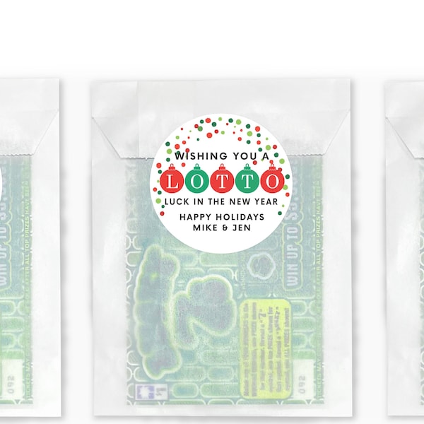 Lotto Christmas Tag - Etsy
