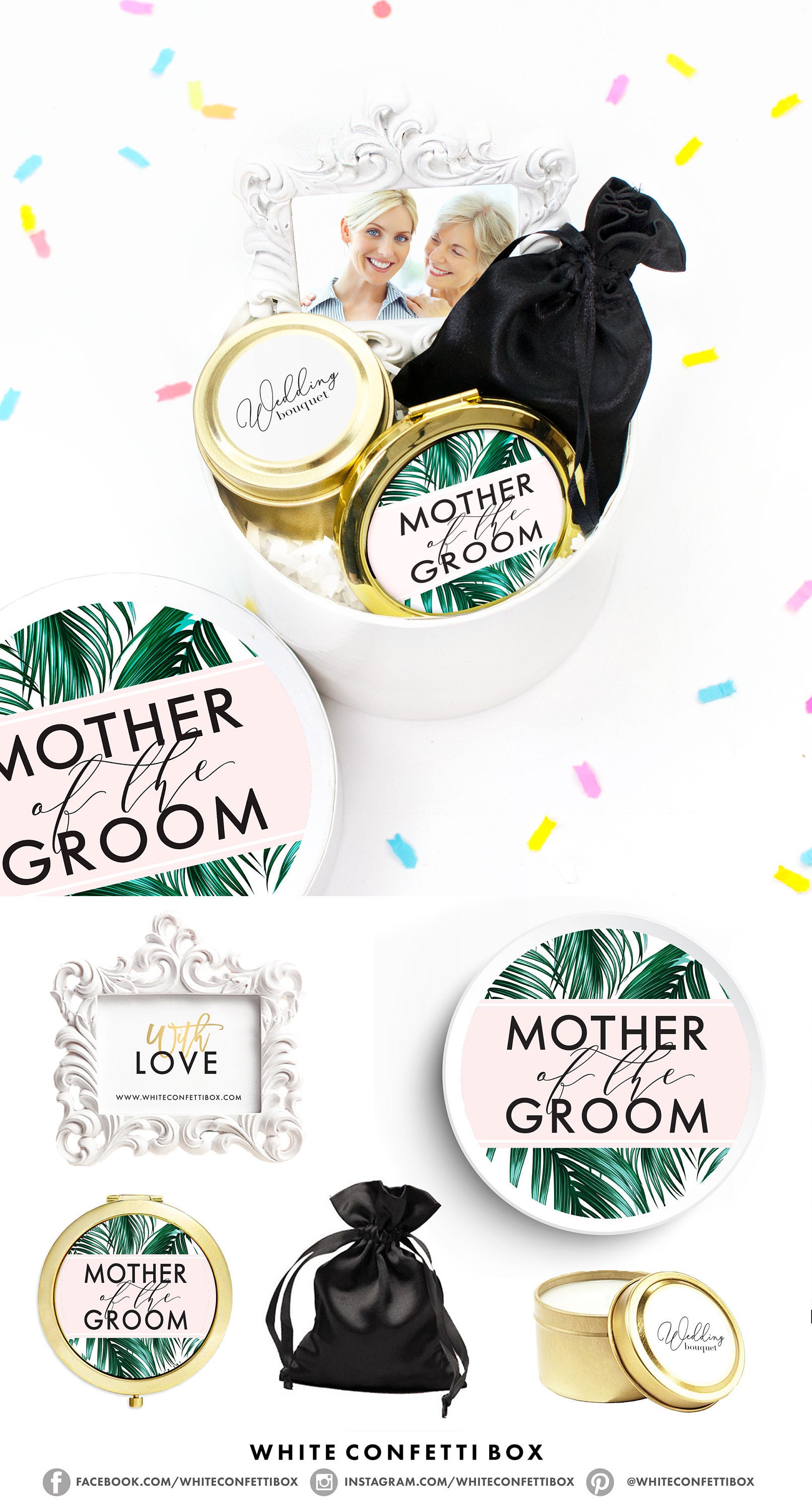 Mother of the Bride Gift - Mother of the Groom Gift Box - Gift for Moms ...