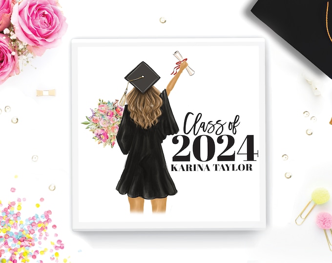 Graduation Party Favor Clear Cube Candy Favor Boxes Graduation Party ...
