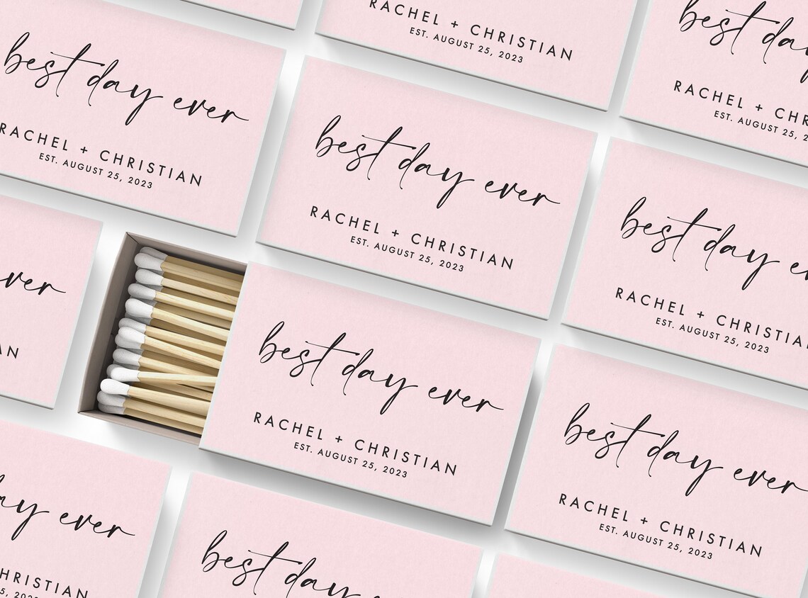 Matchbook Labels Only - Etsy