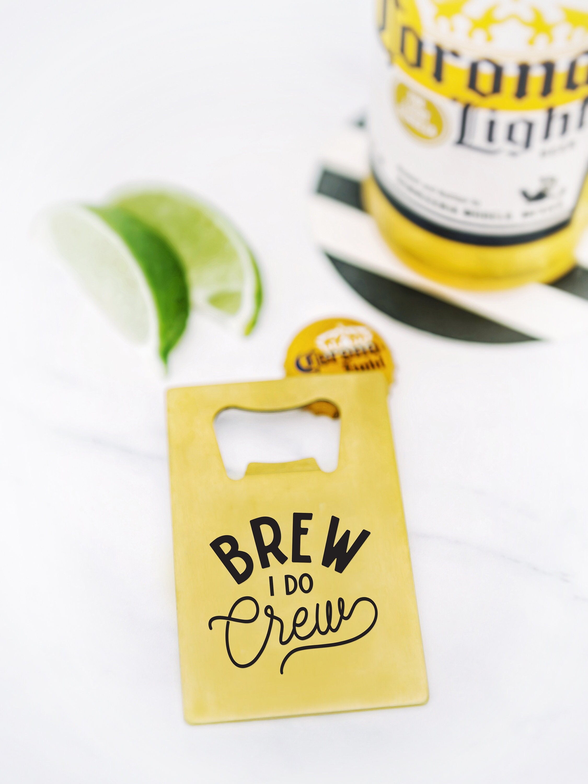 I Do Brew Crew Gold Bottle Opener Groomsmen Gift Bottle - Etsy