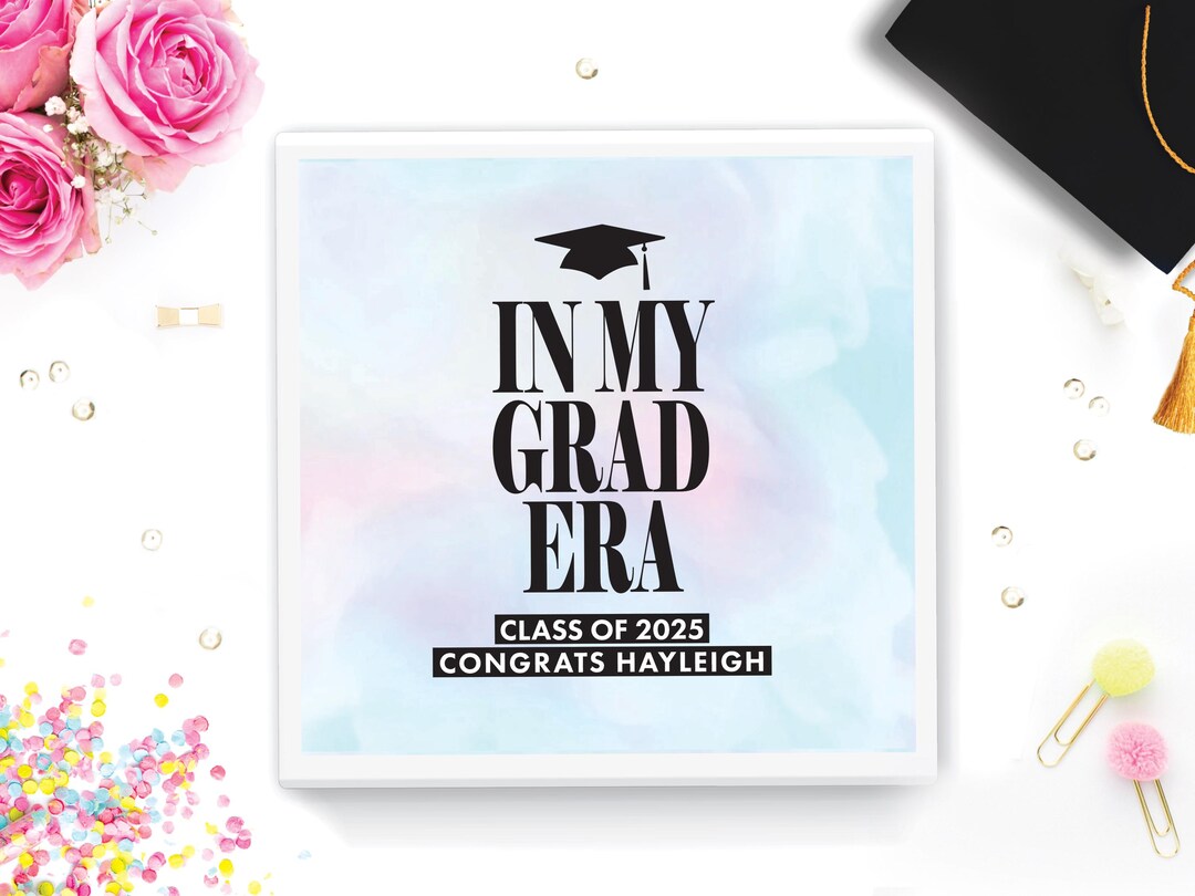 In My Graduation Era - Grad Era Gift Idea - Class of 2025 Gift Box ...