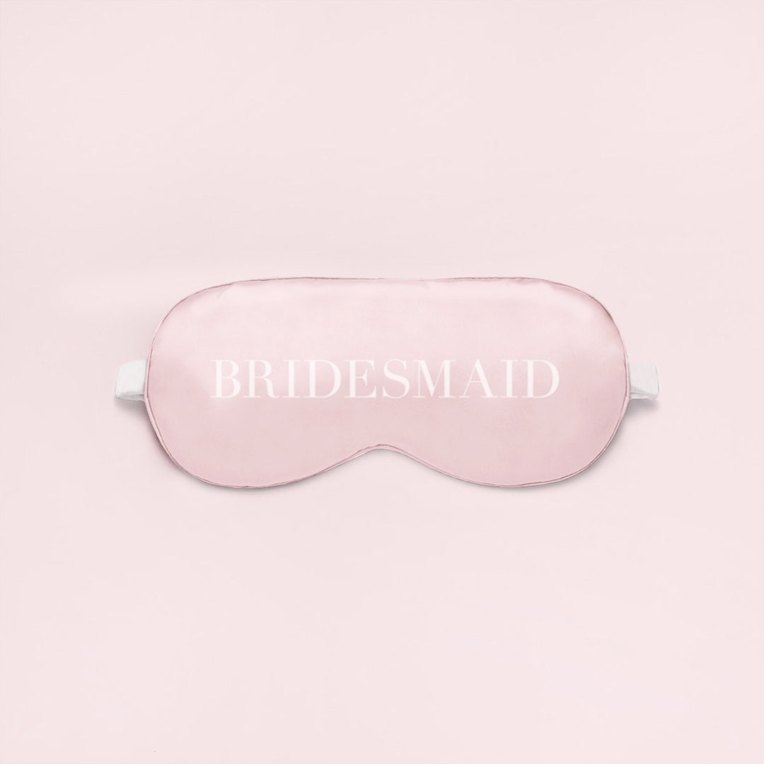 Bridesmaid Eye Mask Bridal Party Gift Sleep Mask Maid of - Etsy