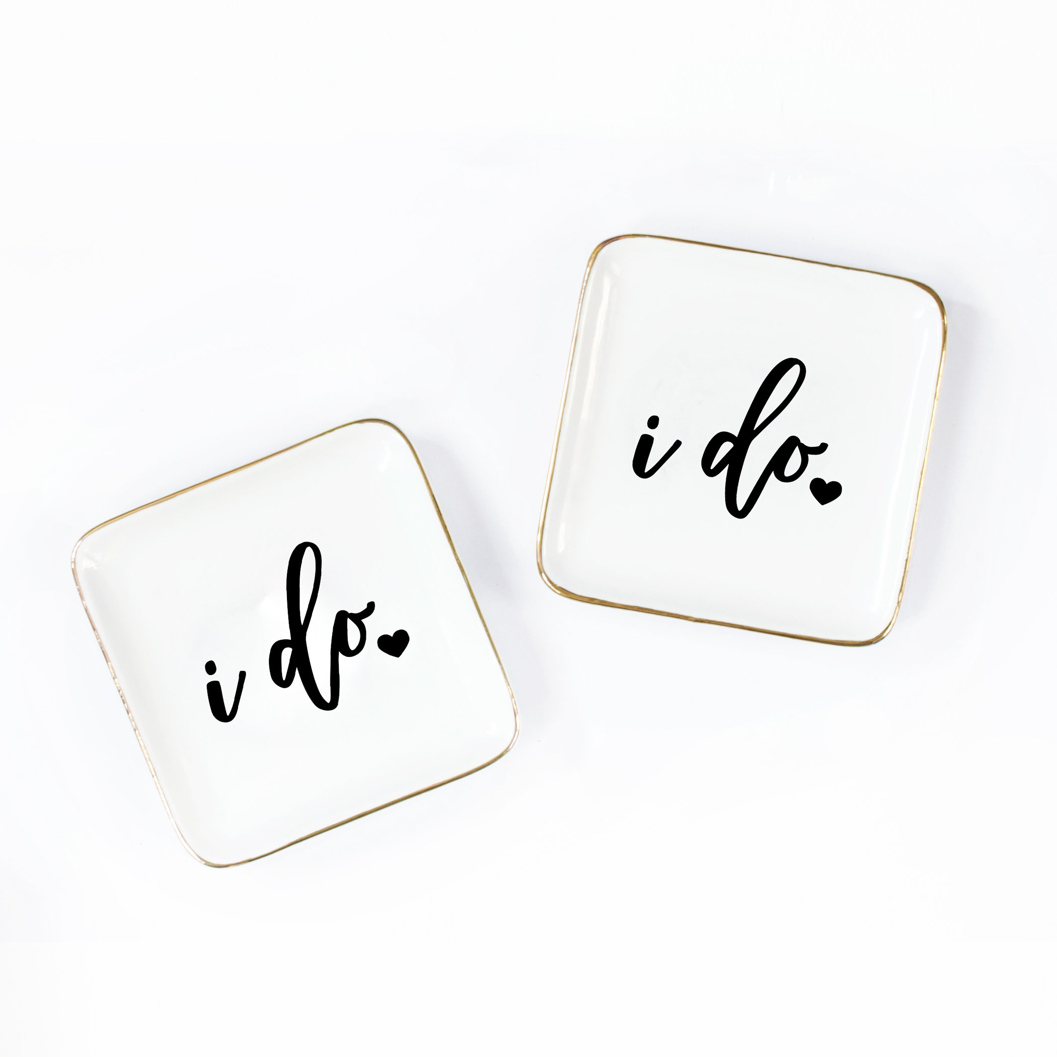 I Do Ring Dish - Gift for Bride - Bride Gift - Jewelry Holder - Trinket ...