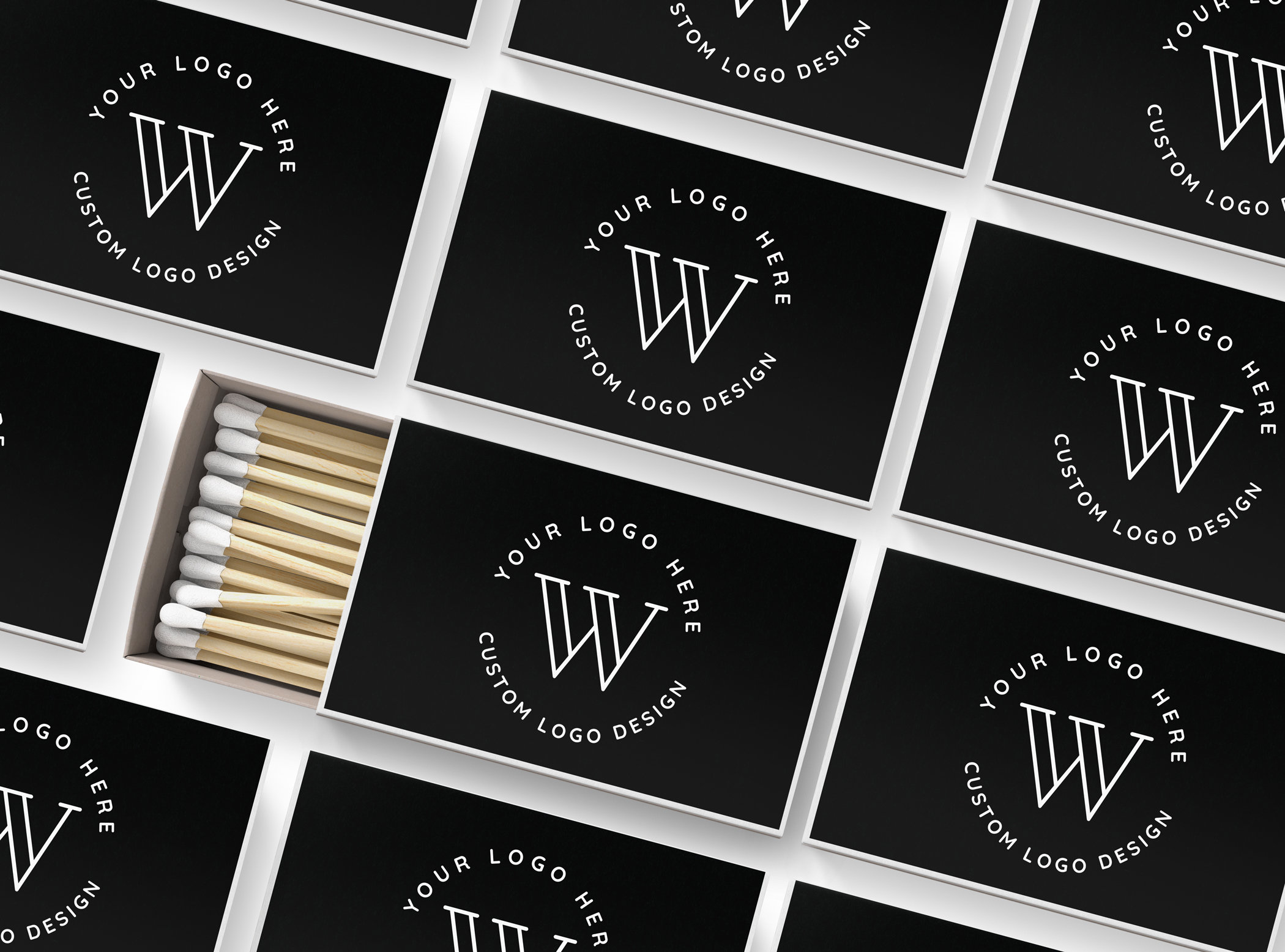 BULK Custom Logo Matches SET OF 50 Custom Matches Custom - Etsy