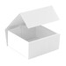 Gift Box White Confetti Box Round White Hat Box Custom - Etsy