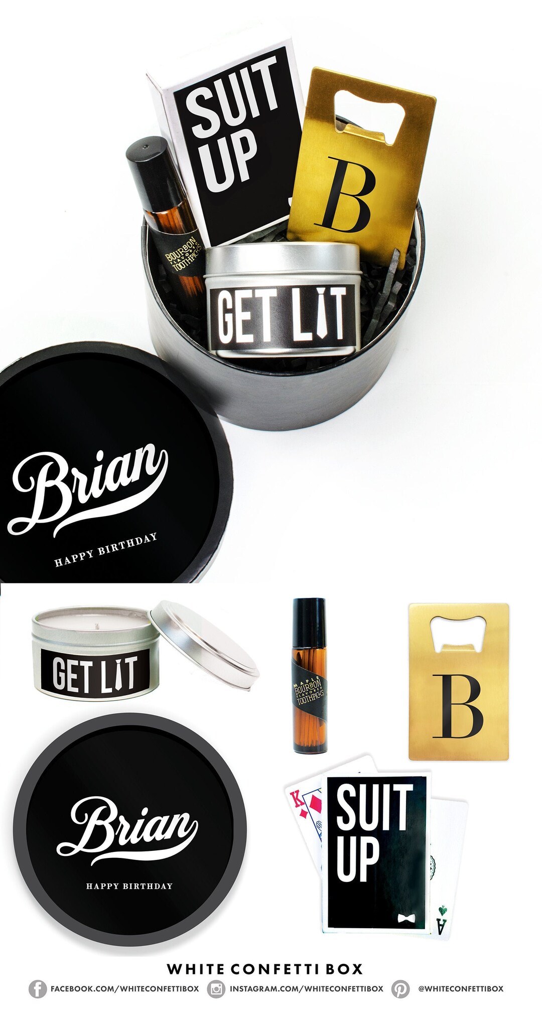 Guy Birthday Gift Set - Mini Box - Gift Box for Him - Birthday Gift for ...