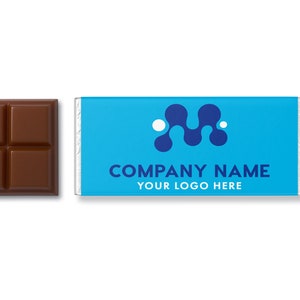 Logo Chocolate Custom WRAPPERS ONLY - Branded Candy Bar Wrappers ...