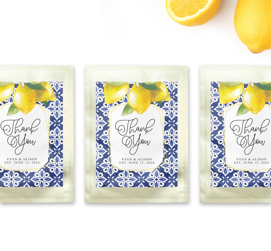 Personalized Lemonade Favors - Bridal Shower Favors - Thank You ...