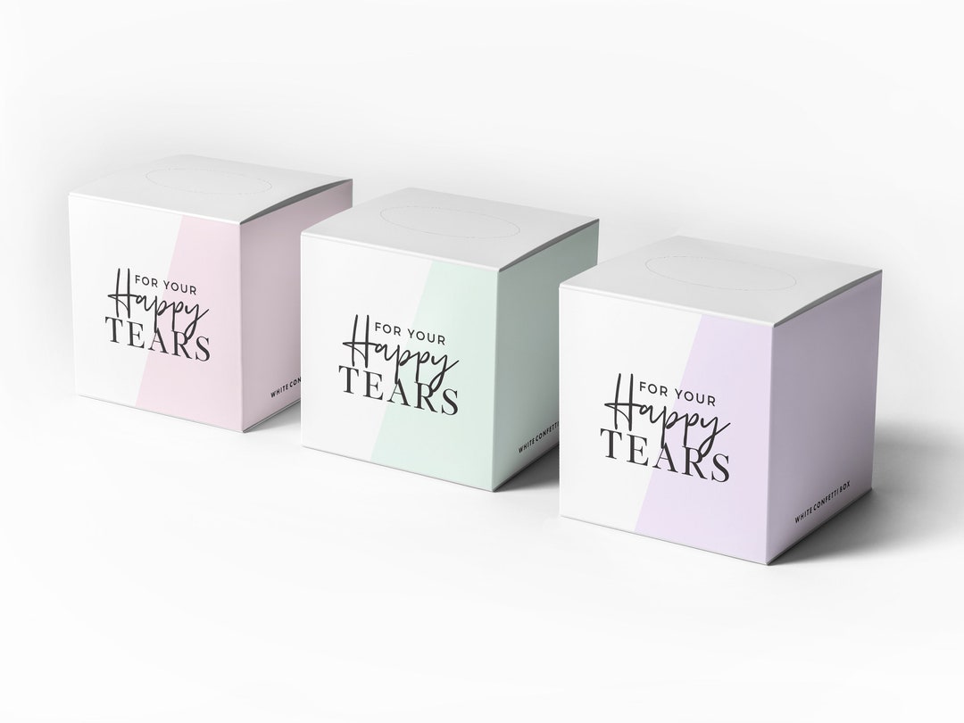 For your Happy Tears Tissues MINI Tissue Box with Tissues Wedding ...