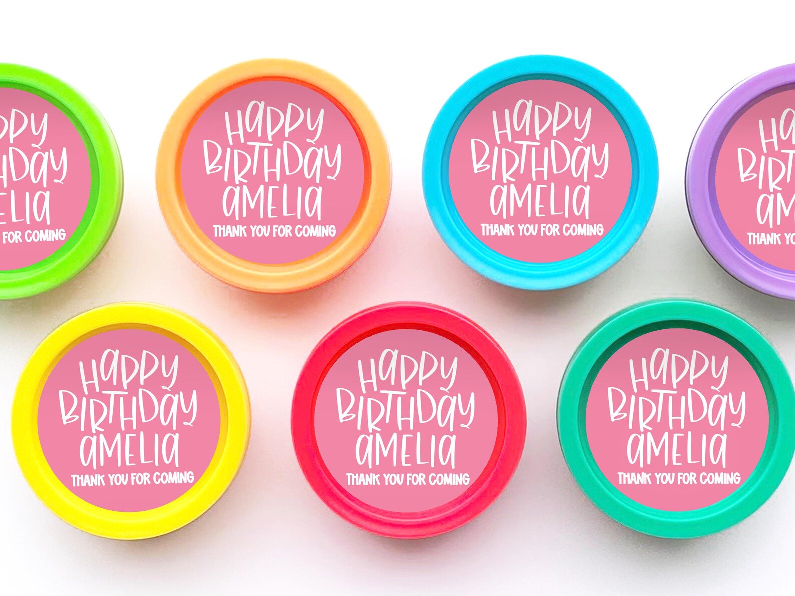 Custom Kids Party Favor SET - Play Doh Party Favor - Birthday Favor ...