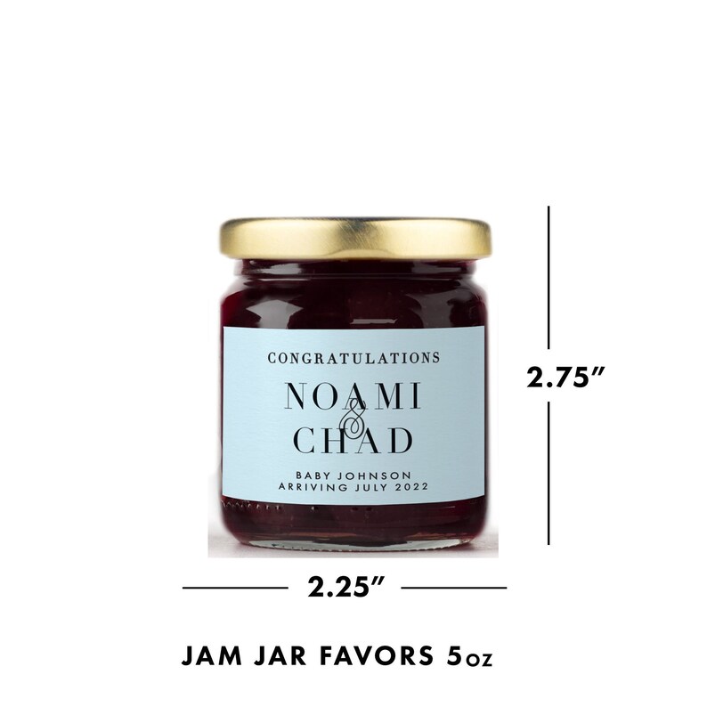Jam Jar - BULK Wedding Favors - Mini Blueberry or Strawberry Jam ...