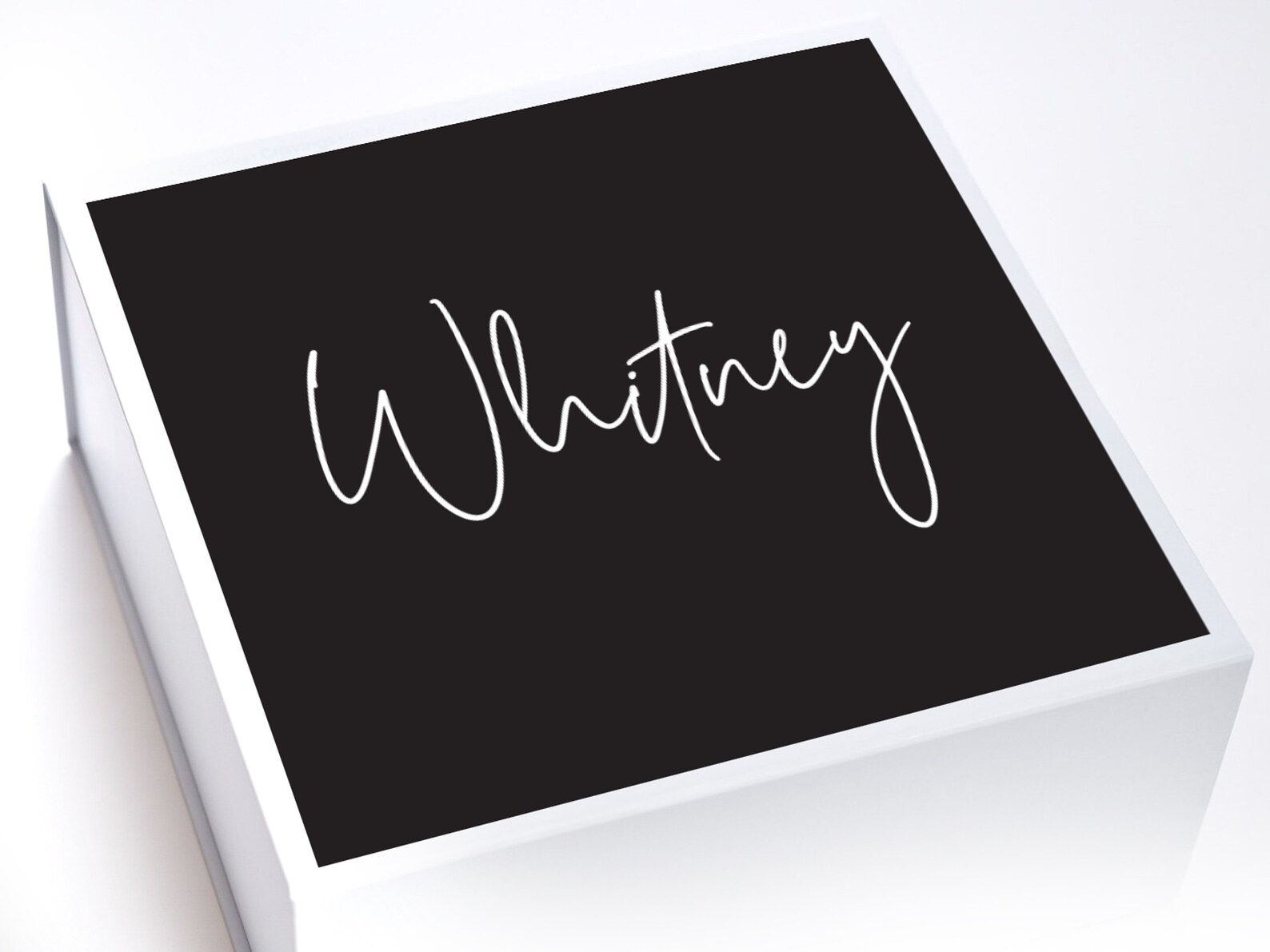 Custom Gift Box White Confetti Box Round White Hat Box | Etsy