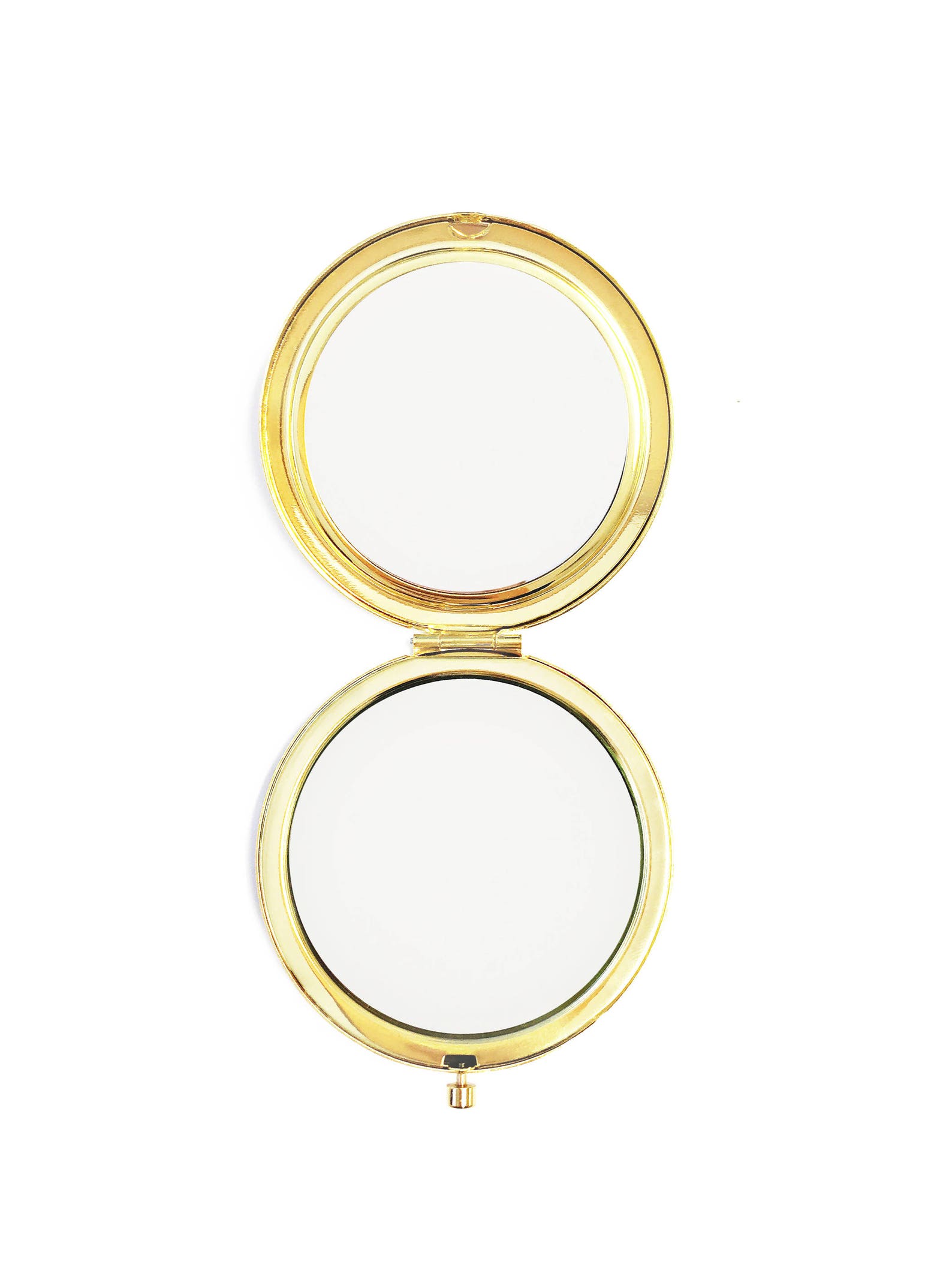 Gold Compact Bridesmaid Compact Gold Bride Compact | Etsy