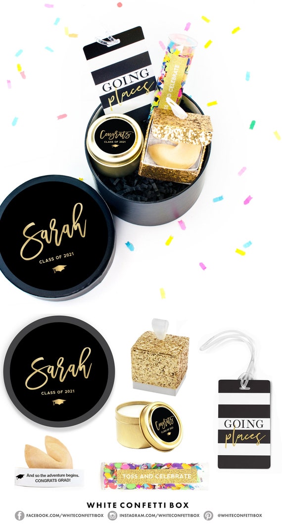 Graduation MINI Gift Box With Gifts High School Grad | Etsy