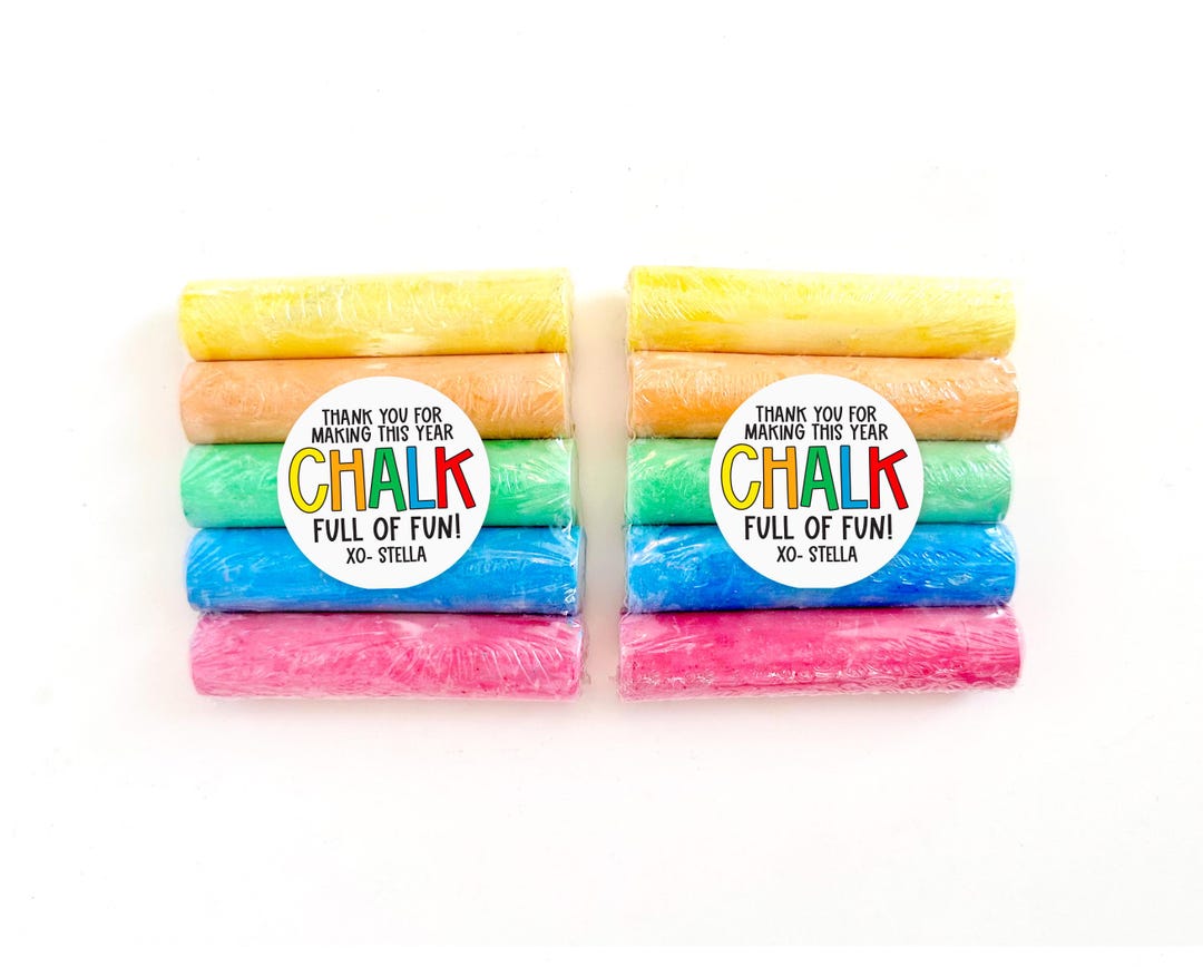 End of School Year Class Gift - Sidewalk Chalk SET - End of School Year ...