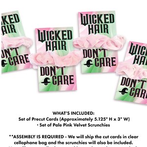 Wicked Witch Party Favors - Wicked Hair Don't Care - Pink & Green ...