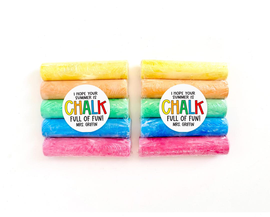 End of School Year Gift CHALK SET - Gift for Student - Last Day of ...