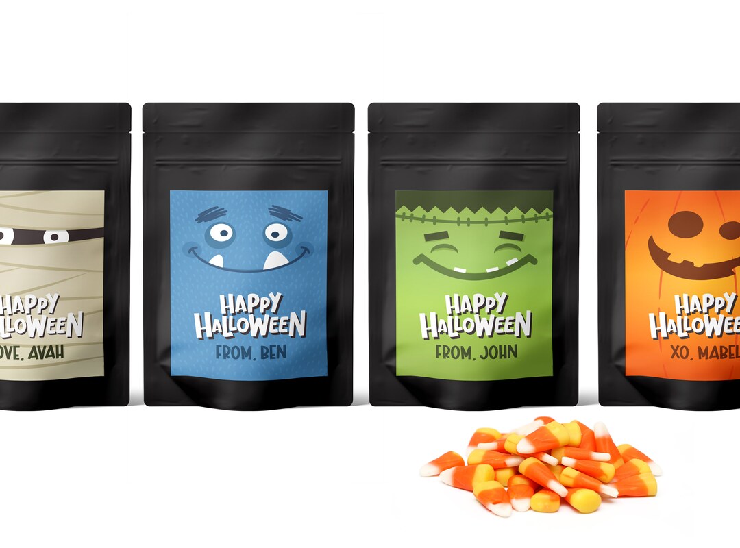 Halloween Treat Bags - Halloween Party Favor for Kids - Halloween Party ...