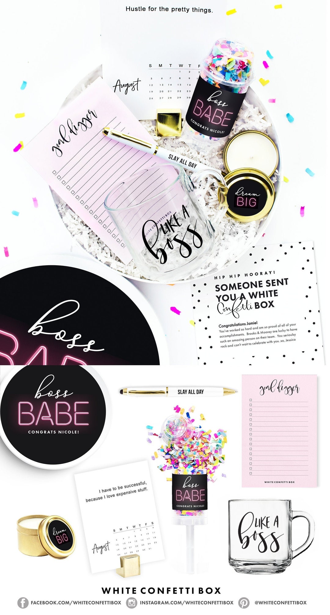 New Job Gift - Promotion Gift Box - Bosses Day - Like A Boss - Gift for ...