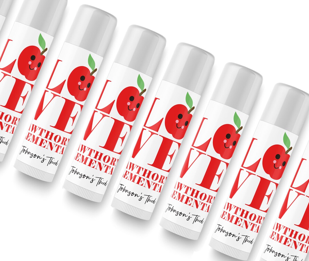 Teacher Appreciation Week Lip Balm class Favors End of - Etsy