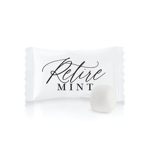 Retiremint White Mints BULK SETS- Happy Retirement - White Buttermints ...