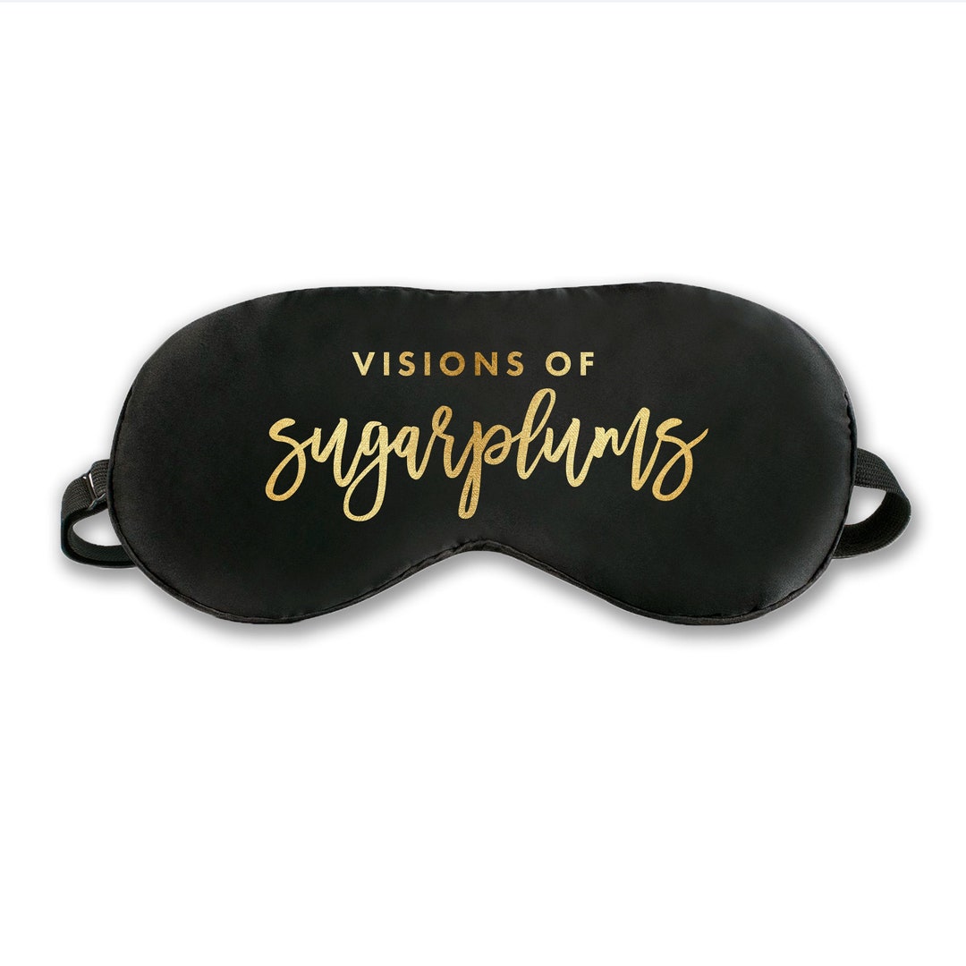 Holiday Sleep Mask Stocking Stuffer for Her Christmas Sleep Mask Silk ...