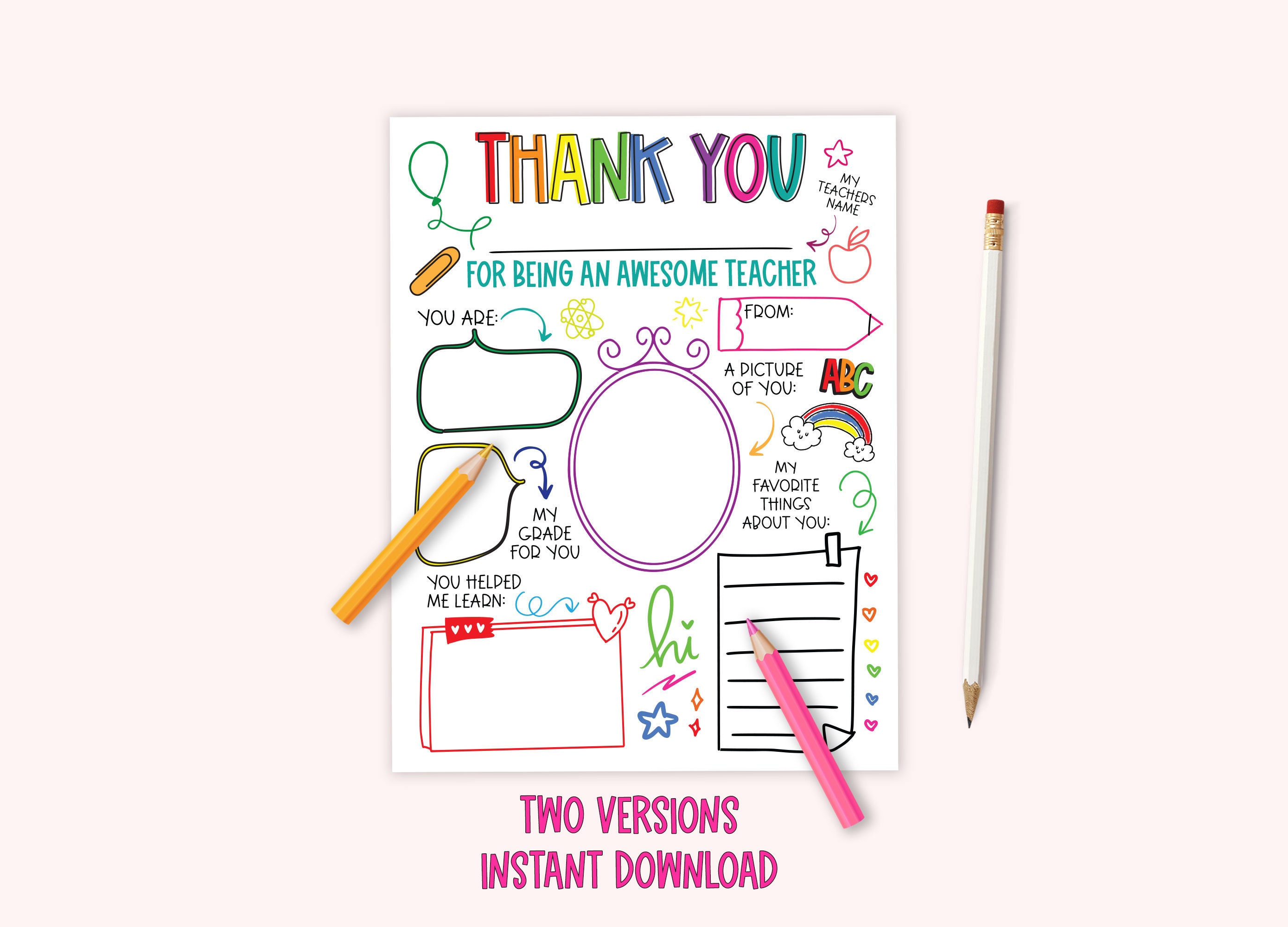 Teacher Appreciation Week PRINTABLE Coloring Page - Awesome Teacher ...