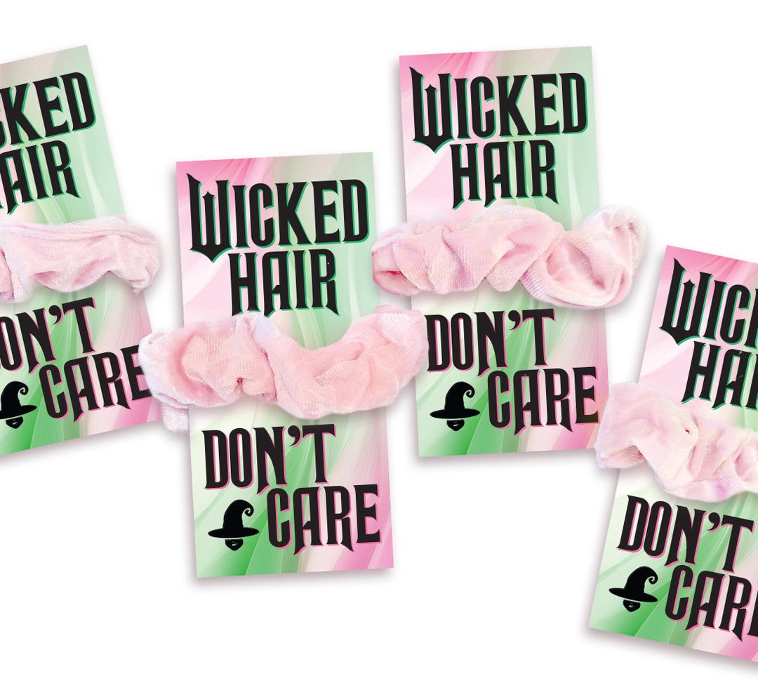 Wicked Witch Party Favors - Wicked Hair Don't Care - Pink & Green ...