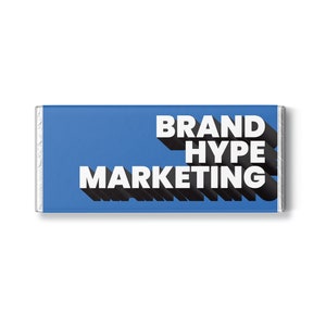 Logo Chocolate Custom WRAPPERS ONLY - Branded Candy Bar Wrappers ...