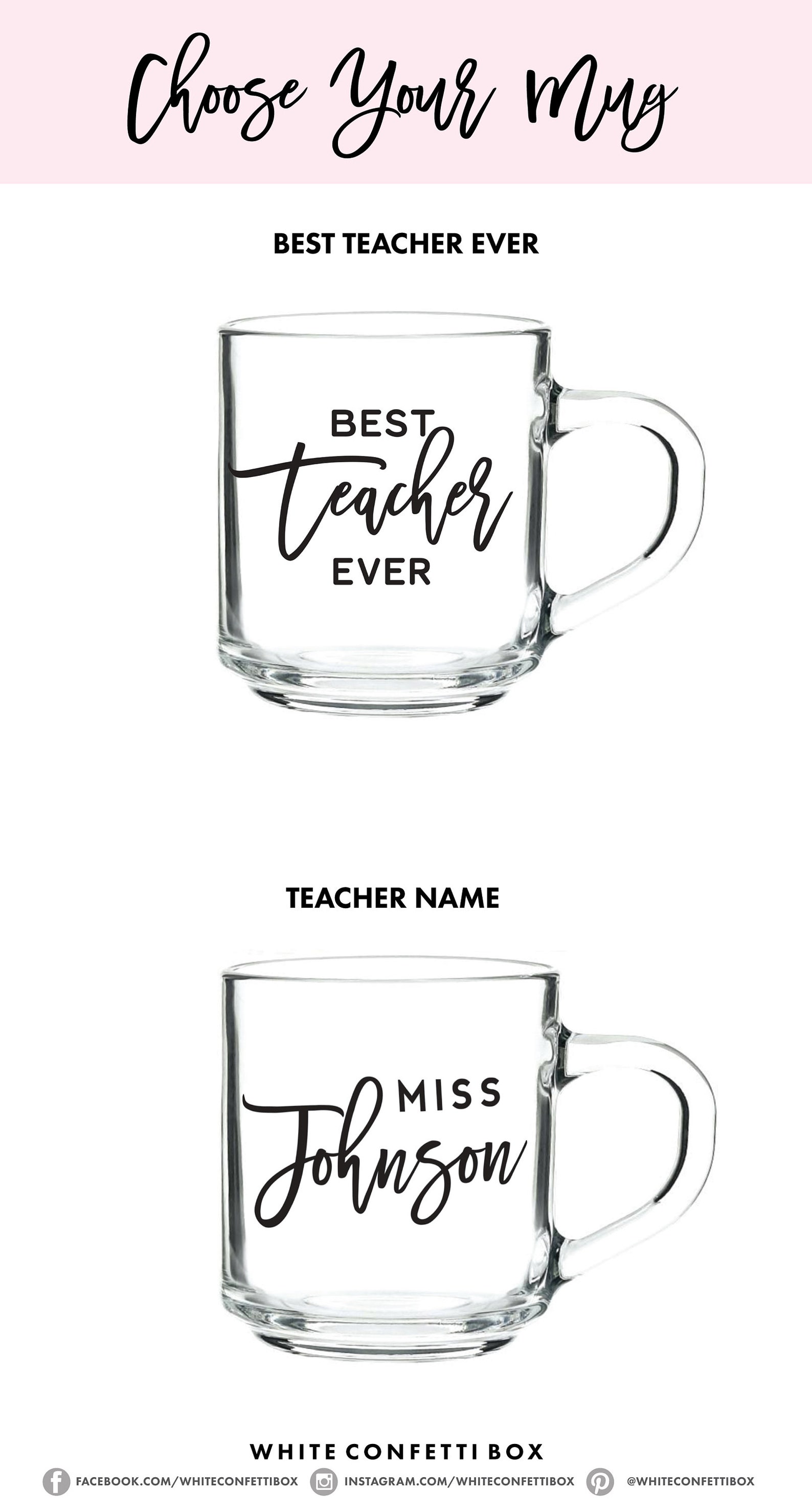 Teacher Appreciation Gift - Teacher Thank You Gift - Teacher ...