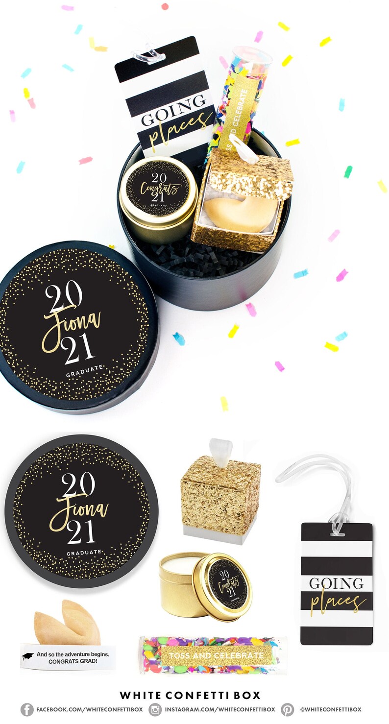 Graduation MINI Gift Box With Gifts High School Grad | Etsy