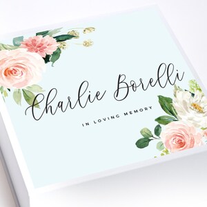 In Loving Memory Gift - Bereavement Box - Personalized Memory Box ...