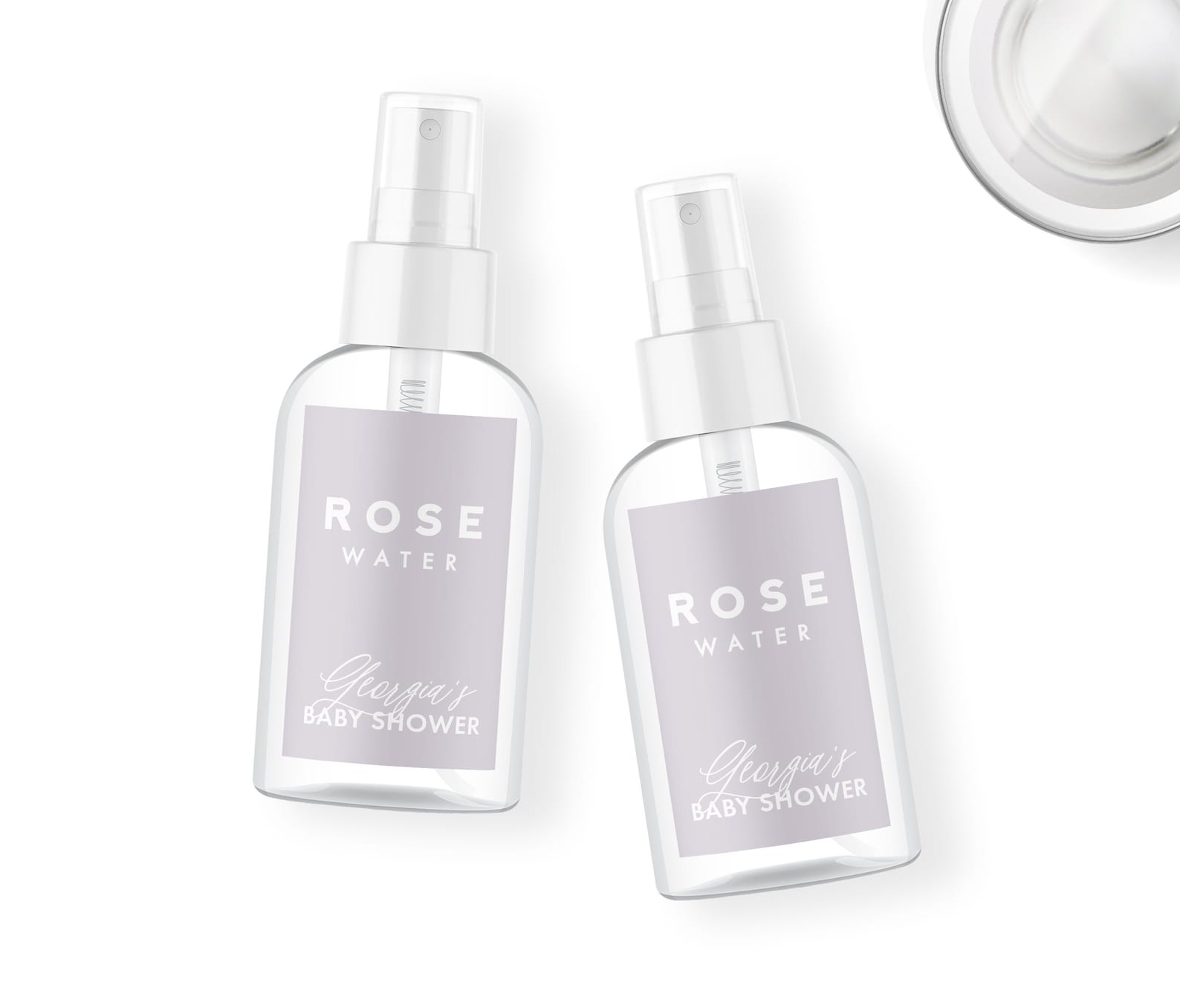 Rose Water Bridal Shower Favor SET - Spa Product - Rosewater Spray ...