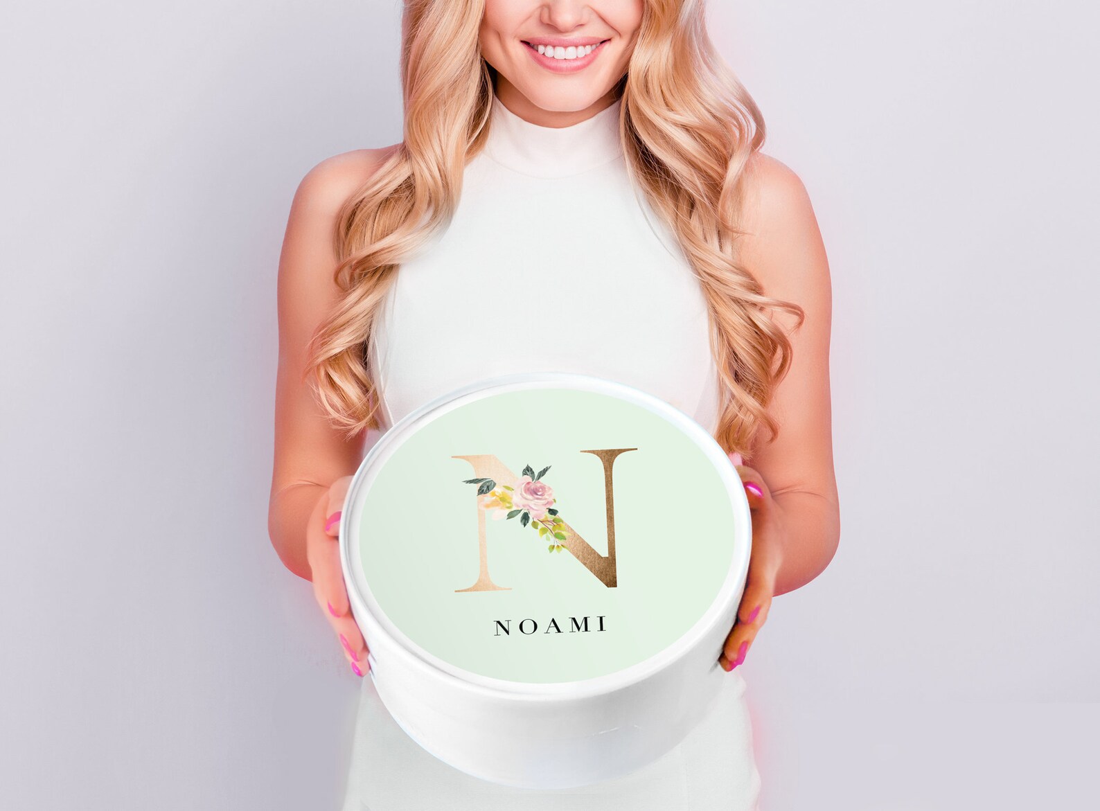 Custom Gift Box White Confetti Box Round White Hat Box | Etsy