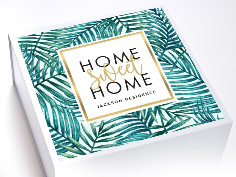 Housewarming Gift First Home BOX ONLY Home Sweet Home New | Etsy